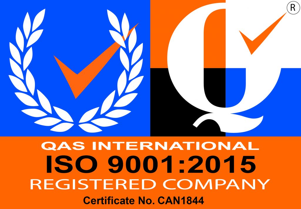 ISO 9001:2015 Quality Management Systems Certified by QAS International ...